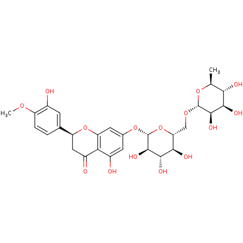 BindingDB BDBM61776 (2S)-2-(4-methoxy-3-oxidanyl-phenyl)-7-[(2S,3R,4S,5S,6R)-6-[[(2R,3R,4R,5R,6S ...